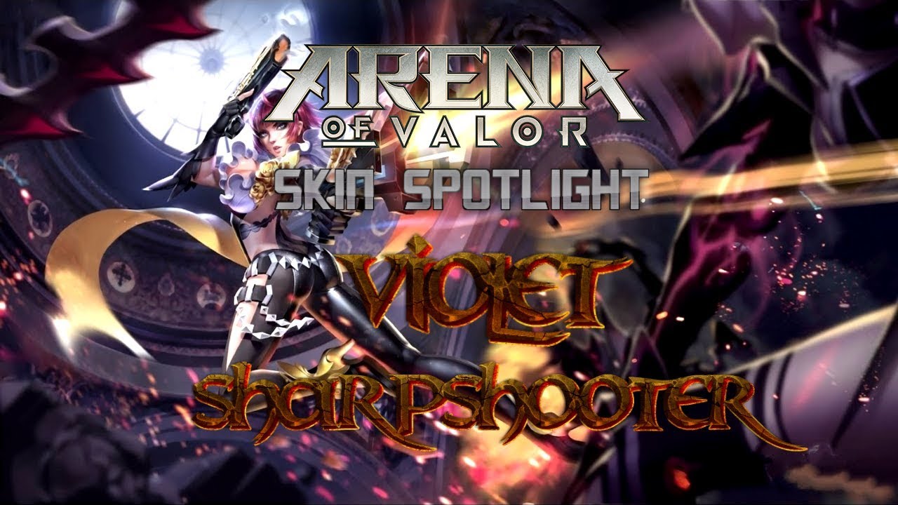 Arnea of Valor - Violet Sharpshooter Skin Spotlight - YouTube