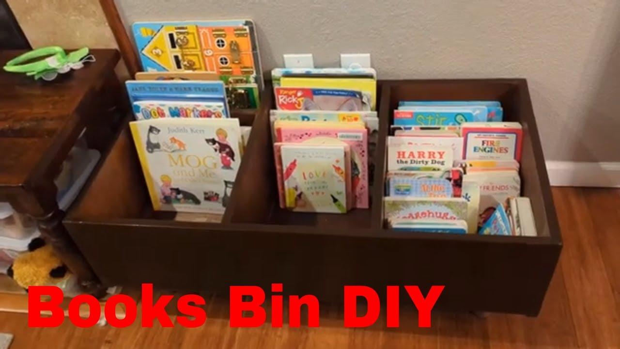 Making a Book Bin DIY Woodworking Project - YouTube