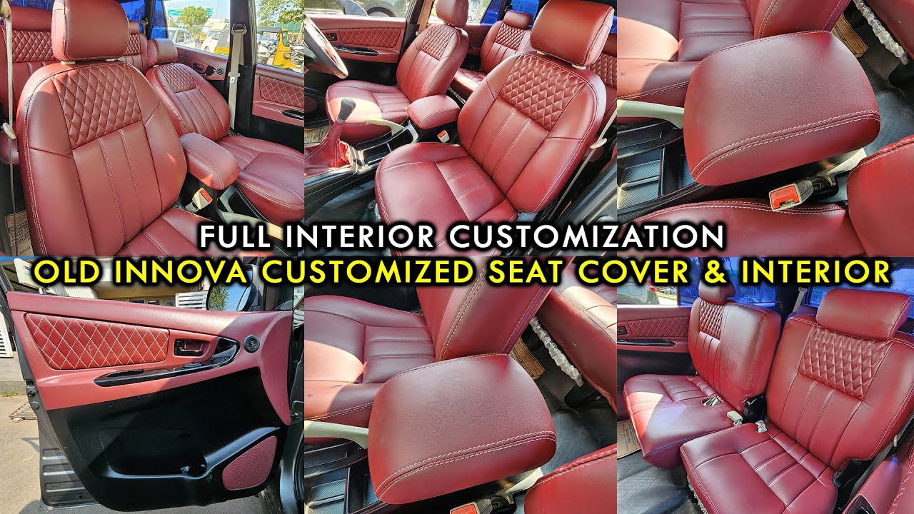 Old Model Innova - Full Interior and Customized Seat Cover | Android ...