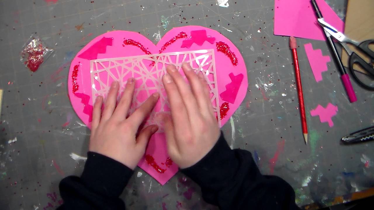 Heart Spiral Decoration for Valentines Day! - YouTube