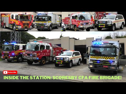 Inside The Station Ep. 12 | Scoresby CFA Fire Station [Light Demos, Group Shots + HOSE LAYER]