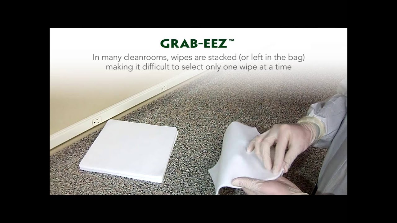 Grab-EEZ ESD Cleanroom Wipe Dispenser - YouTube