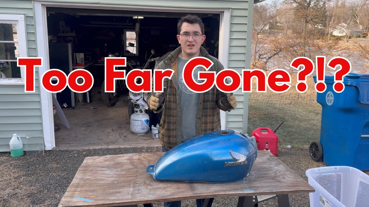 Can We Save the CB1000 Gas Tank?!? - YouTube