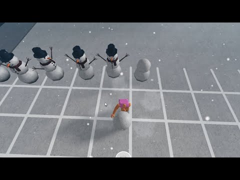 How To Build Snowman Farm In Bloxburg - YouTube