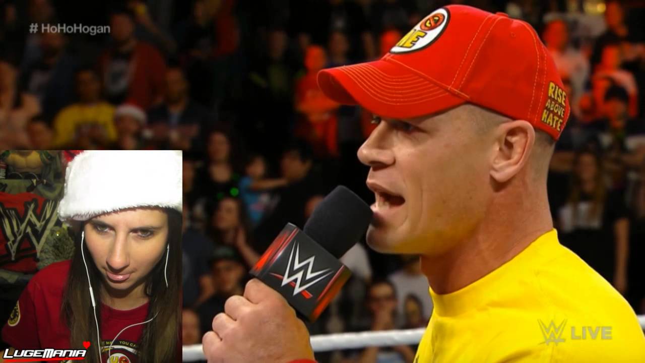 WWE Raw 12/22/14 Ho Ho Hogan Sets up match with Cena and Rollins - YouTube
