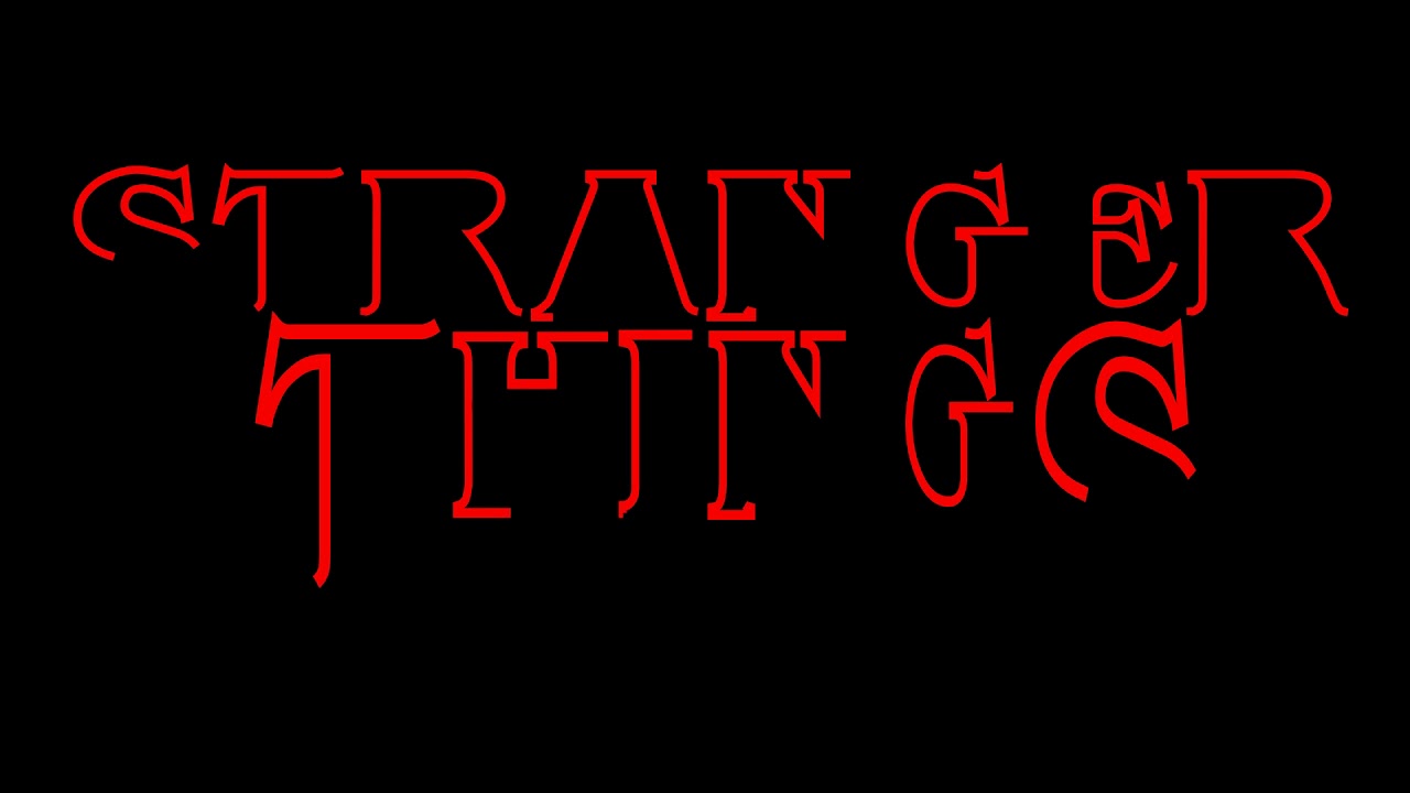 Stranger Things ripoff animation. - YouTube