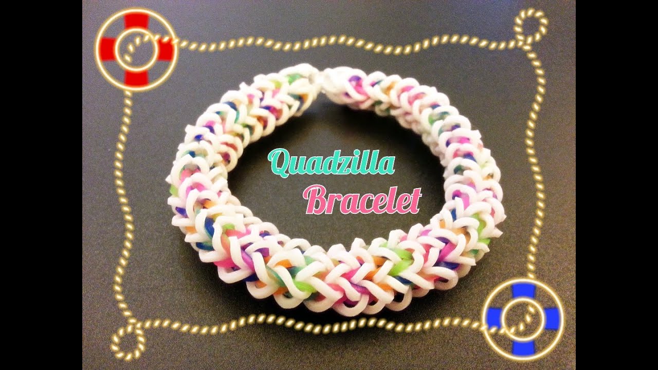 Quadzilla Rainbow Loom Monster Tail Tutorial ~ How To - YouTube