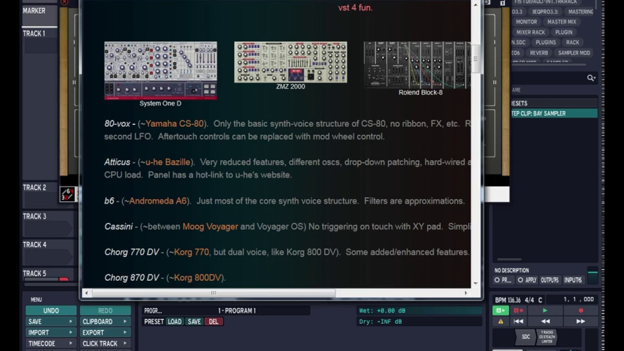 The Best vsti Synth Plugins 2017 Hands Down 70 +Free Plugins !! - YouTube