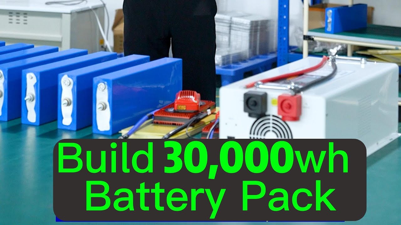 30,000wh Lithium Battery Assembly -30度电锂电池制作 - YouTube