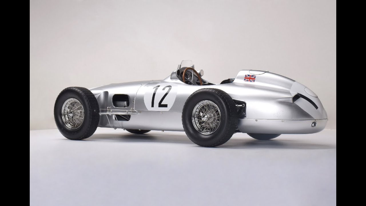 Scale model build Mercedes-Benz W196R stages 48 to 60 - YouTube