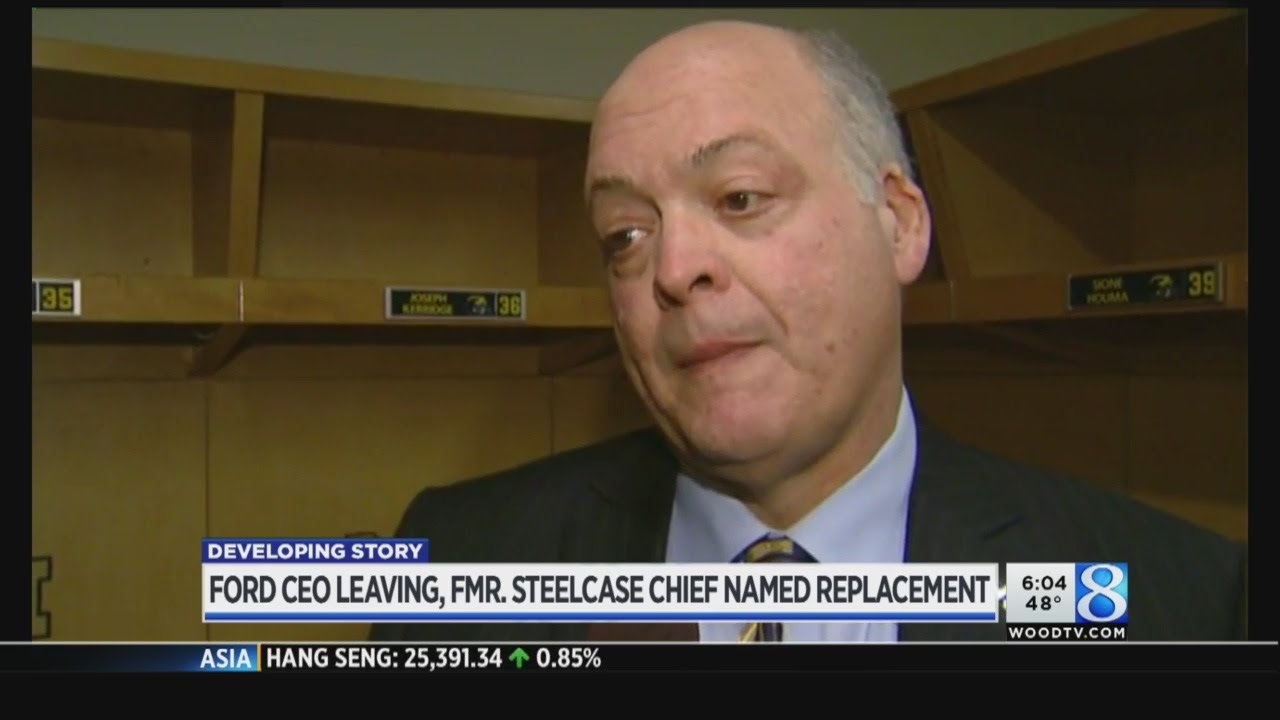 AP Source: Ex-CEO of Steelcase to head Ford - YouTube