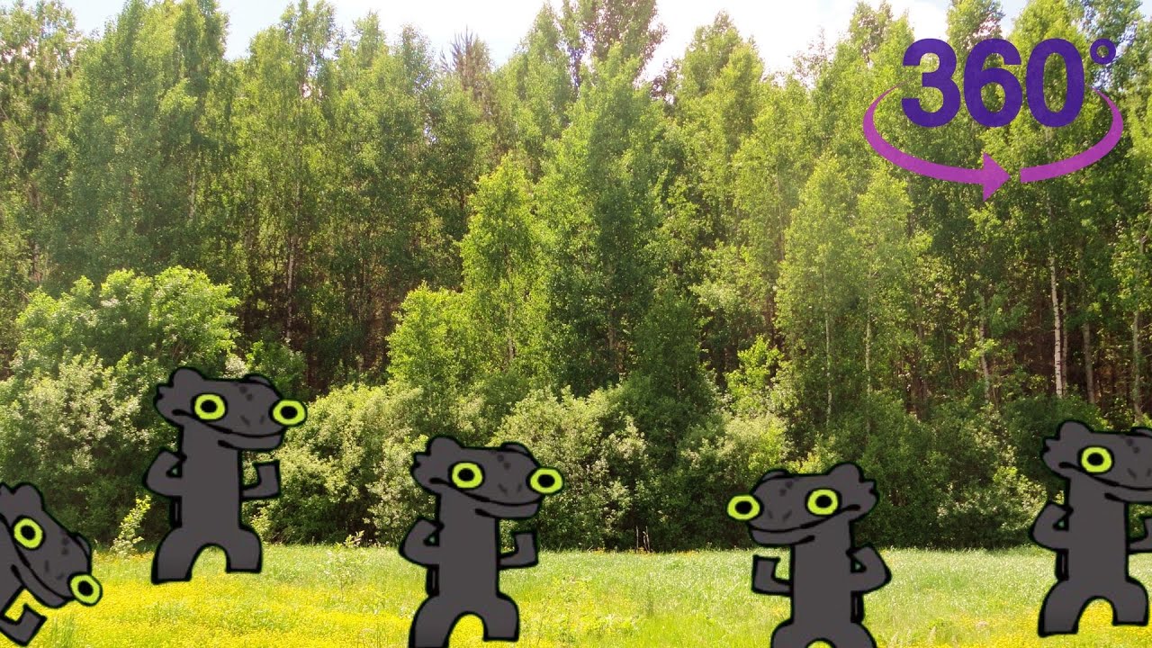 Toothless Dancing Meme has taken over the forest / 360 - YouTube