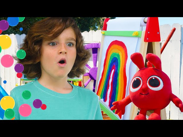 Morphle and the Escaping Paint Bubbles! 🔴🟠🟡 | Pretend Play With Morphle ...