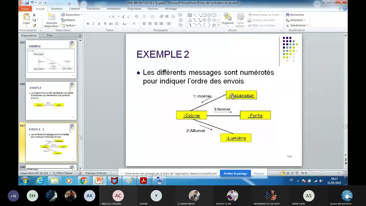 UML partie 14: diagramme de communication / collaboration - YouTube
