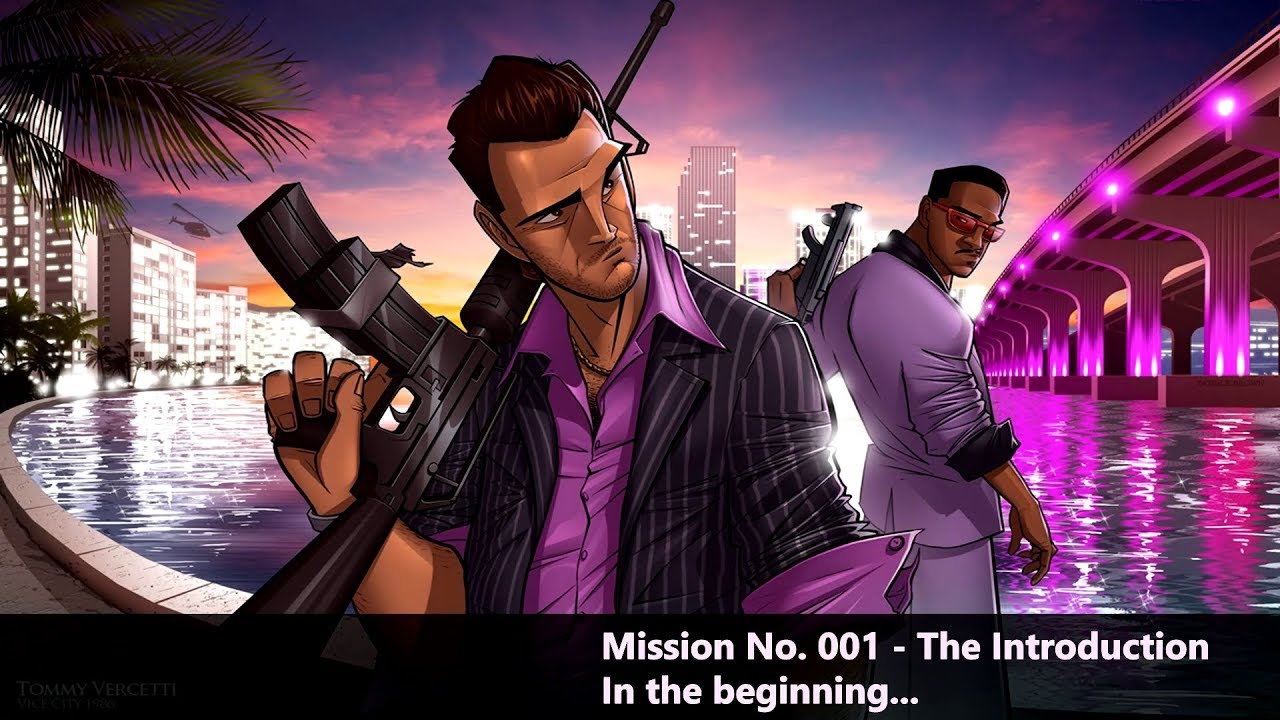GTA Vice City - Intro & Mission #1 - In the beginning... (Full HD)1080 ...