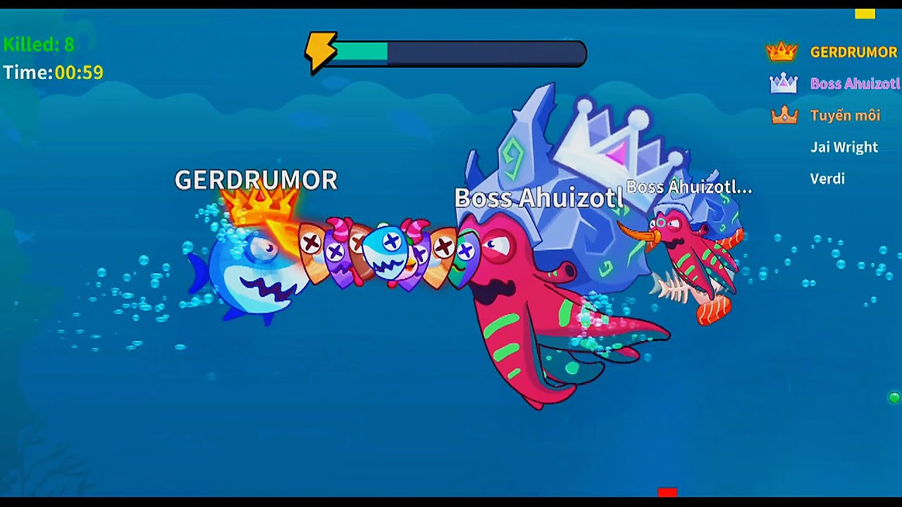 Fish.IO-Shark Bosses-Black Pearl Ocean-A selection of quick battles ...