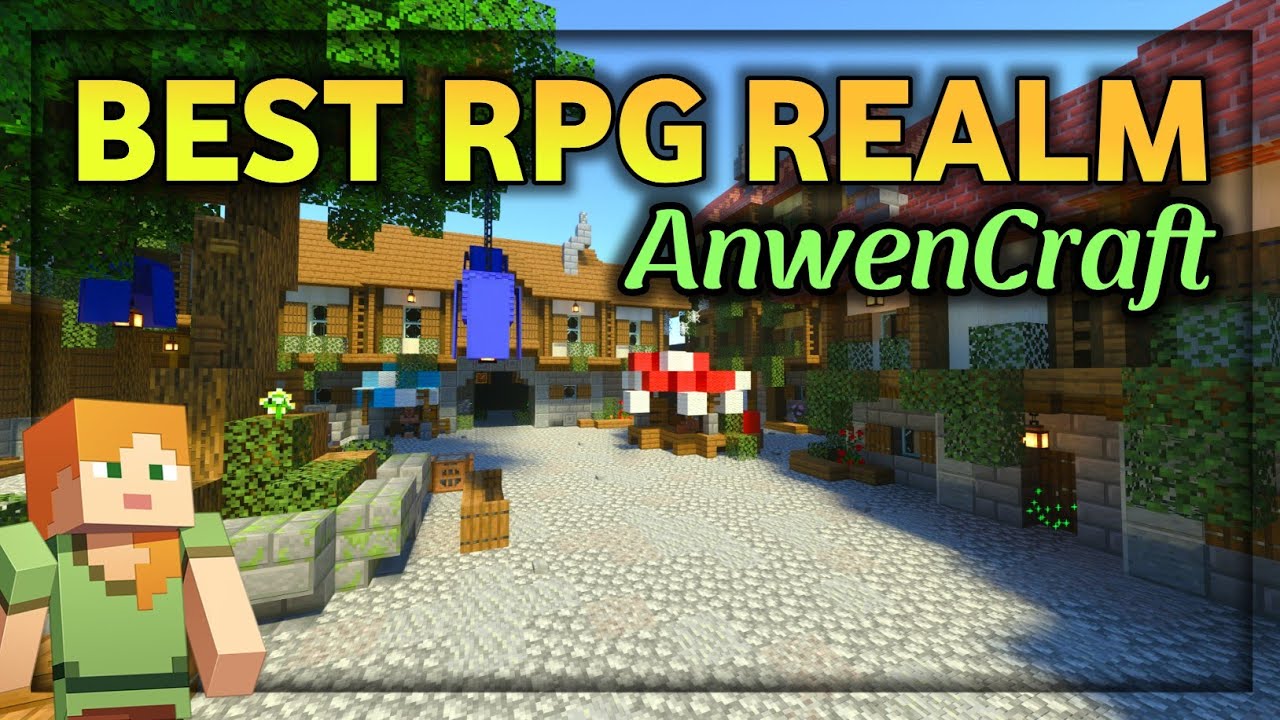 Best RPG Realm on Minecraft Bedrock! AnwenCraft is a MCPE, Console and ...