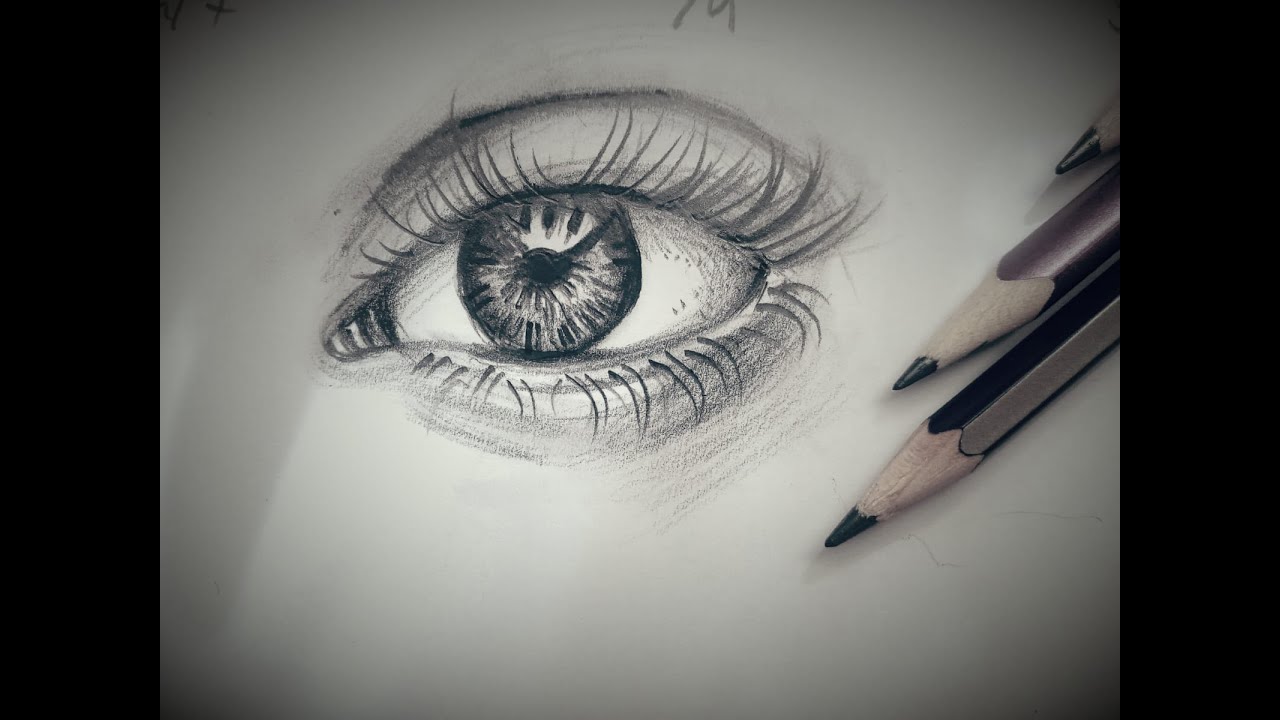 Easy way to draw Eye for Beginner step by step | How to draw Eye ️ ...