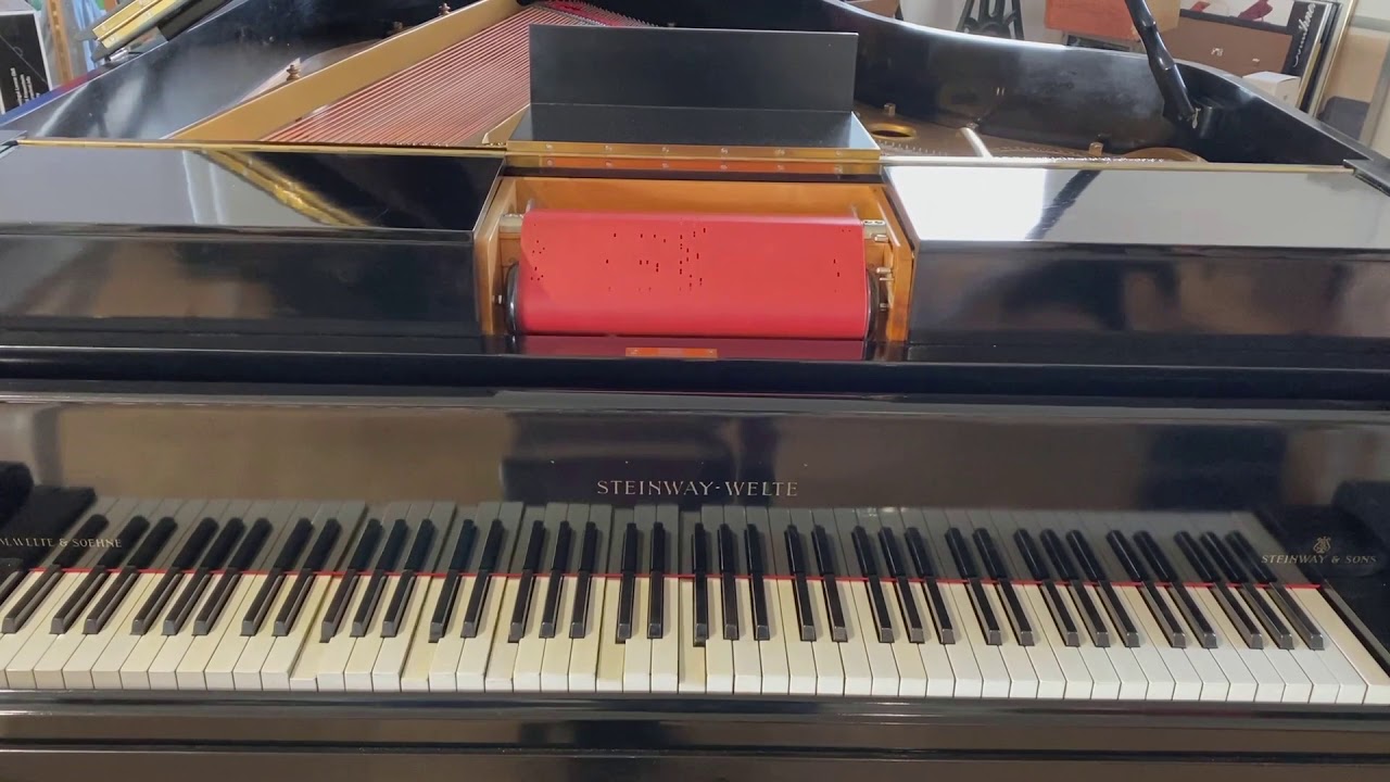 Steinway-Welte Grand Piano playing Welte Roll 373 - YouTube