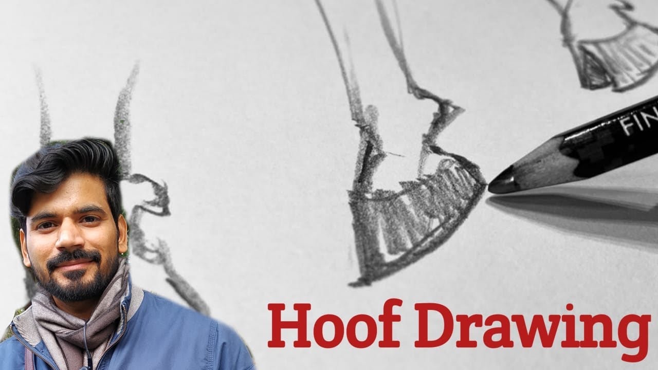 Hoof/feet Drawing (Animal Drawing) - YouTube