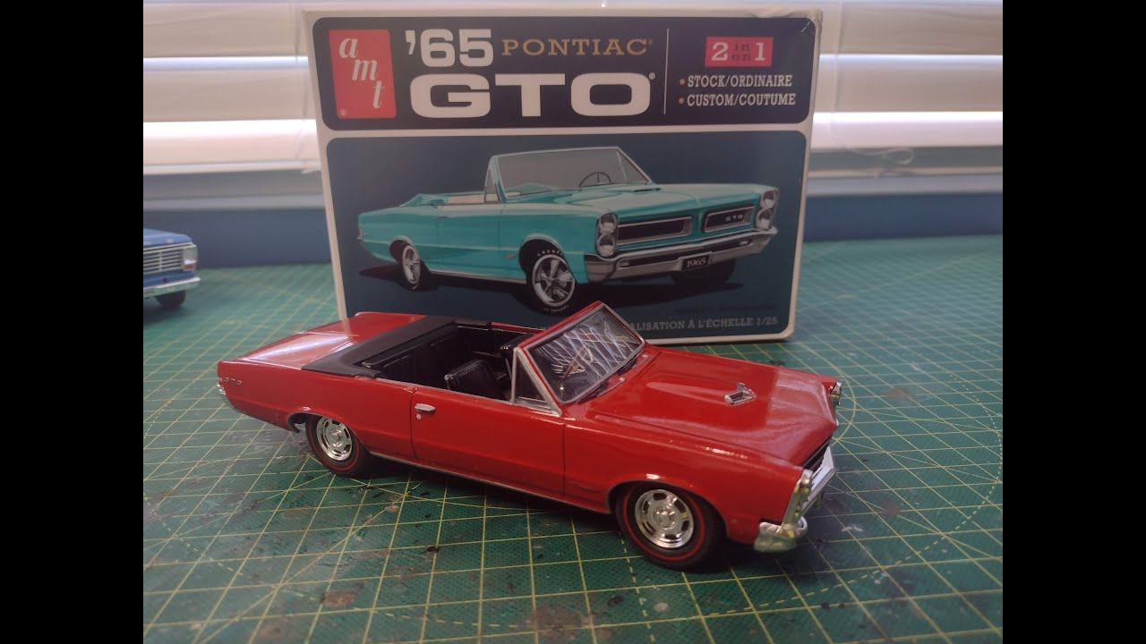 AMT 1/25 1965 PONTIAC GTO CONVERTIBLE - YouTube
