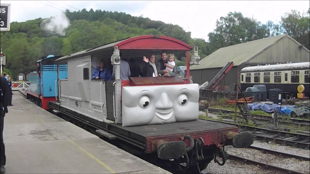 Day out with Thomas at Dean Forest Railway - part 3 Thomas Brakevan ...