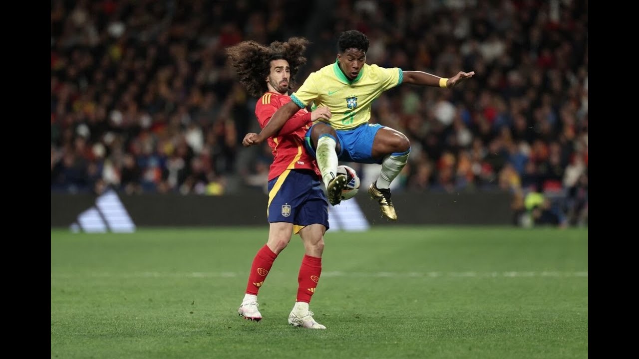 FRIENDLY 2024 SPAIN vs BRAZIL - YouTube