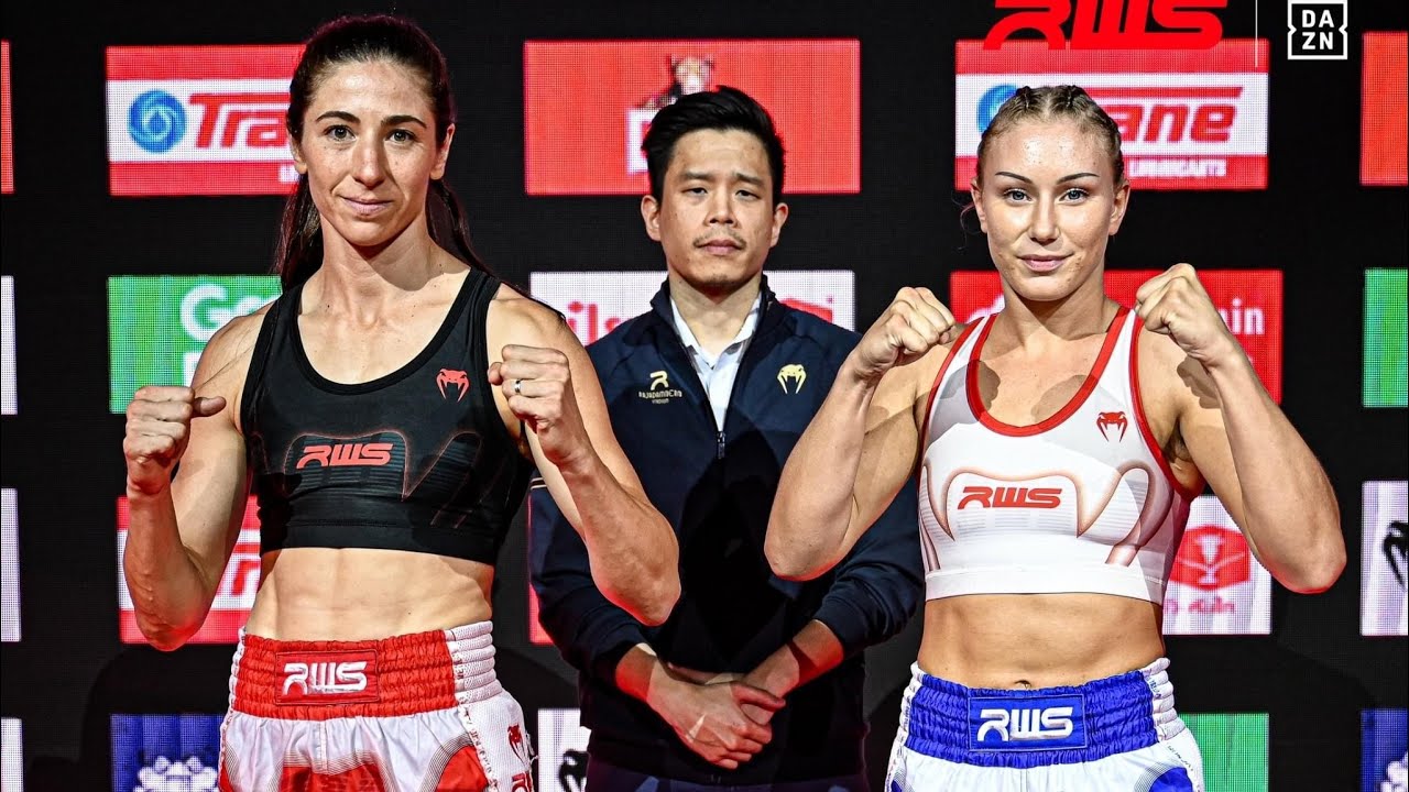นักมวยหญิงฝรั่งโชว์เพลงมวยเข่าโคตรดุ Allegra Vickas vs Zoe Neuschwander ...