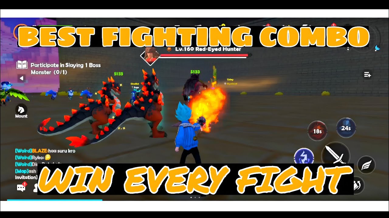 Lightus - best partner fighting combo | defeat any boss - YouTube