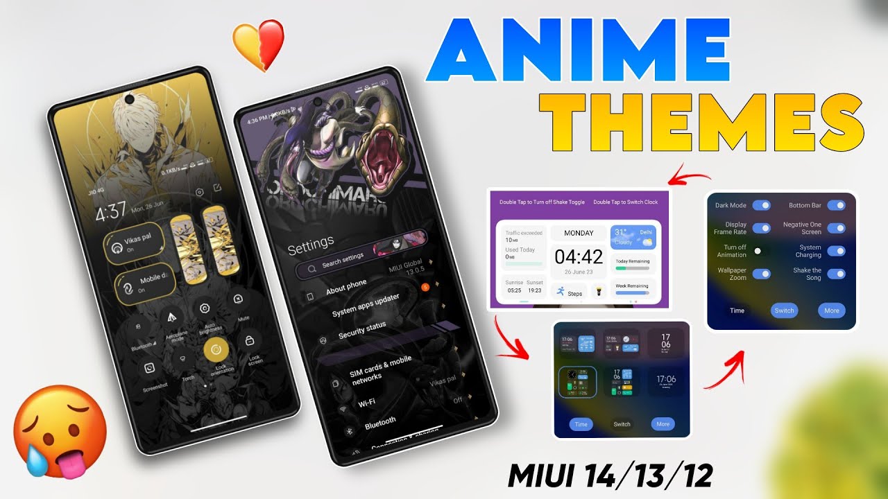 New MIUI Themes to Try | Best Themes for Xiaomi | Anime Themes For Miui ...