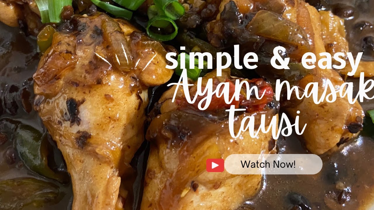 Resepi ayam masak tausi | chicken douchi recipe - YouTube