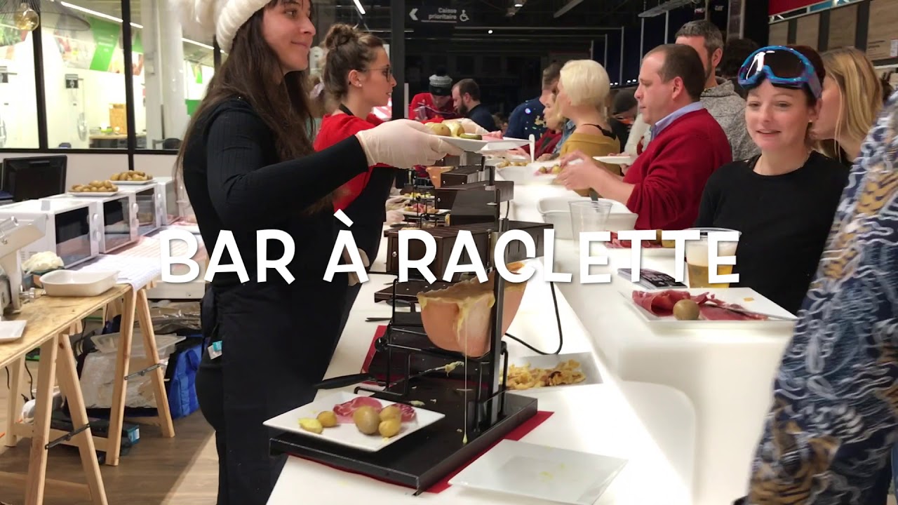 Bar a raclette - YouTube