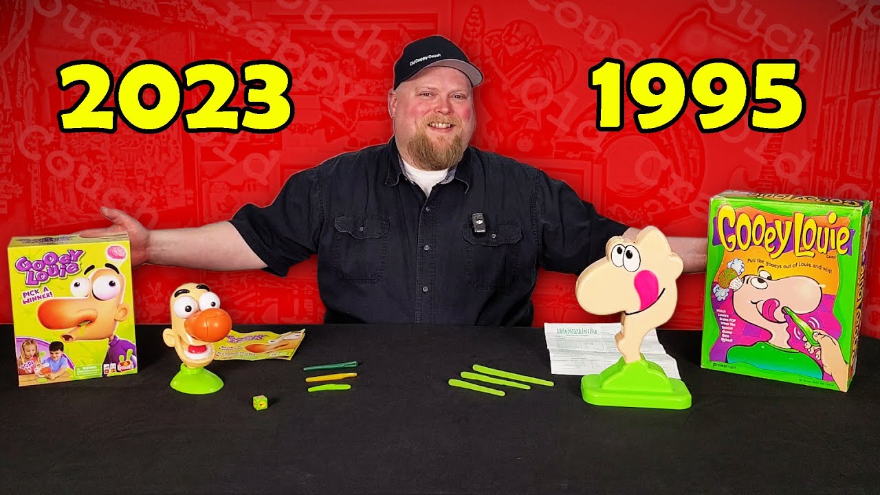 Gooey Louie Retro Board Game Review - Pressman (1995) vs. Goliath (2023) - YouTube