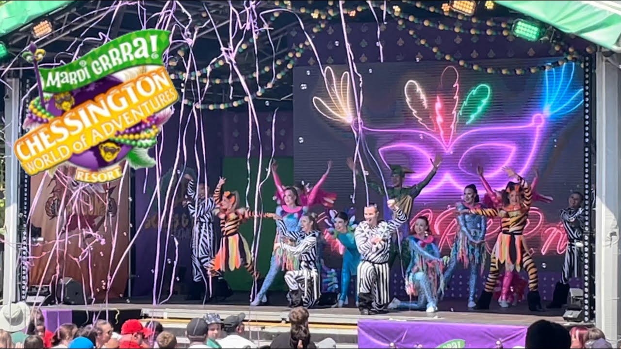 Chessington World of Adventures 2023 Mardi Grrra! Show Highlights [4K ...