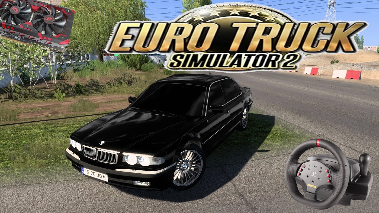 Euro Truck Simulator 2/BMW 750iL/Logitech momo racing/rx580 - YouTube