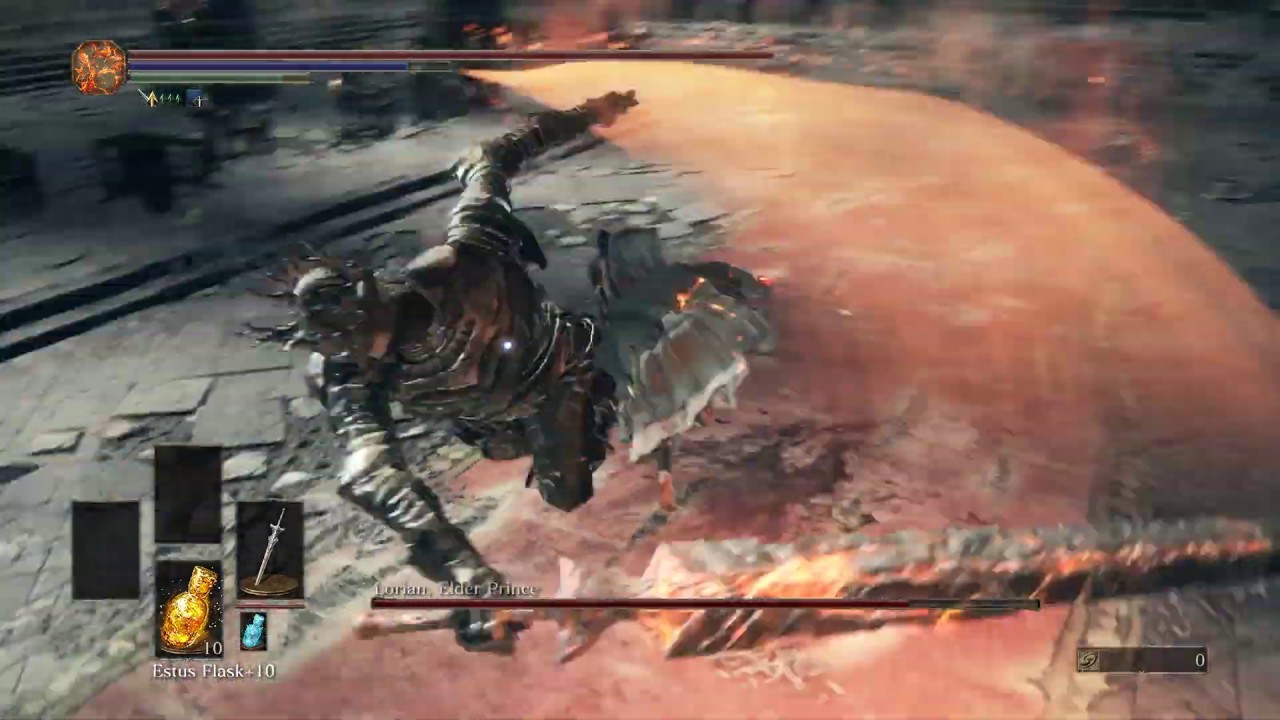 Dark Souls 3 Twin Princes - Lothric's holy sword weapon art only - YouTube