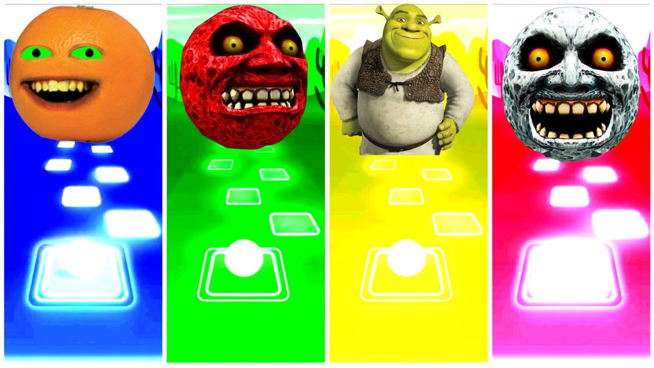 Horror Annoying Orange 🆚 Lunar Moon 🆚 Shrek Thriller 🆚 Lunar Moon Exe ...