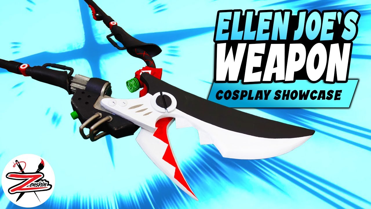 Finished Ellen Joe Cosplay Weapon - Zenless Zone Zero - YouTube