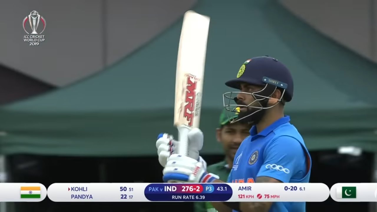 India vs Pakistan 2019 icc world cup highlights - YouTube