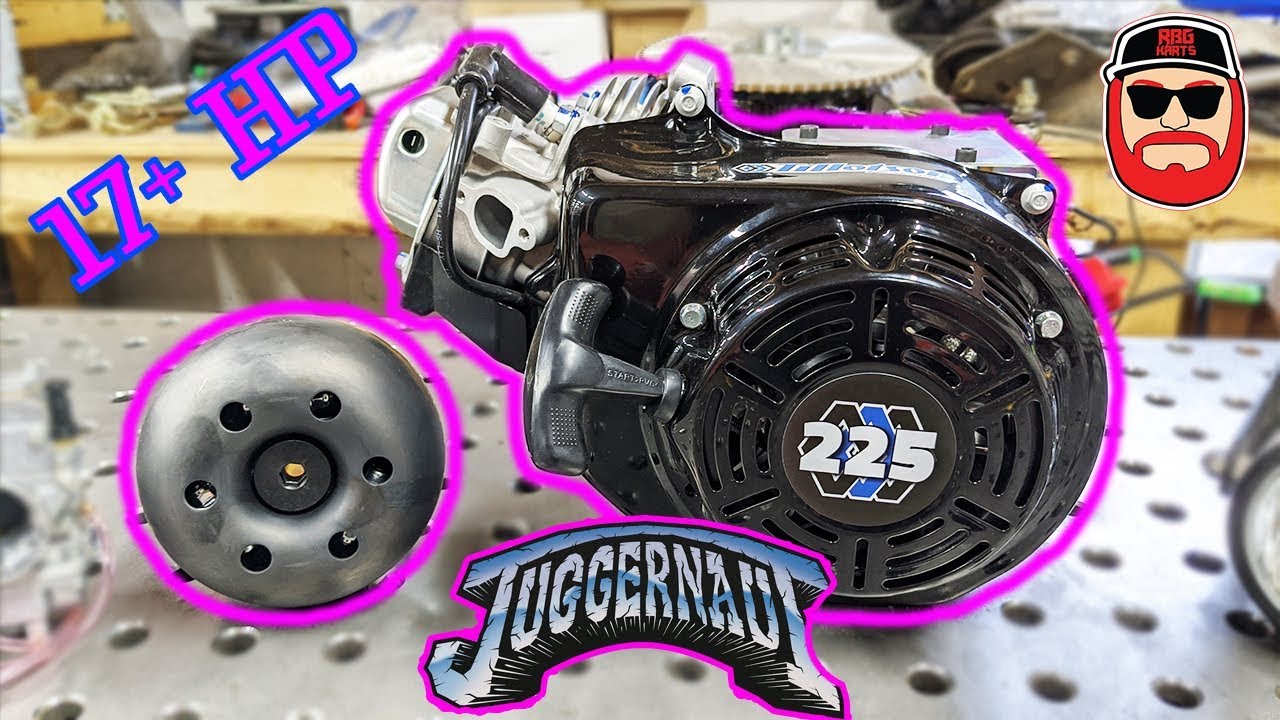 17+ Hp Mini Bike!!! ~ Tillotson 225cc & Juggernaut CVT Pulley - YouTube