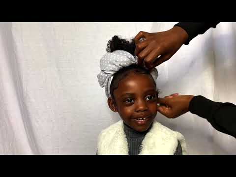 Kids Natural Hair Wrap & Twist - YouTube