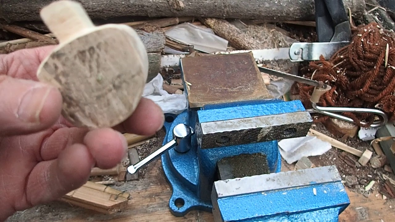 The home-made ash wood pipe - YouTube