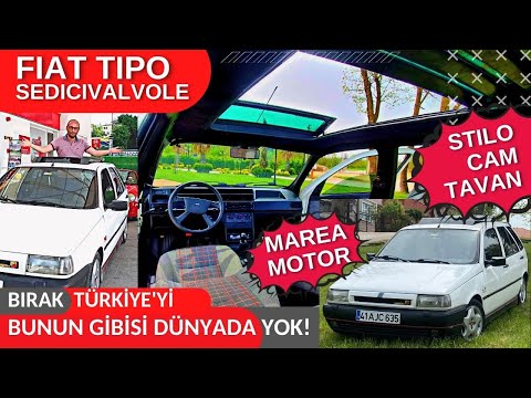 Marea motorlu, Stilo tavanlı Fiat Tipo (1997) Böylesi dünyada tek olabilir! Şimdilik en pahalı Tipo!