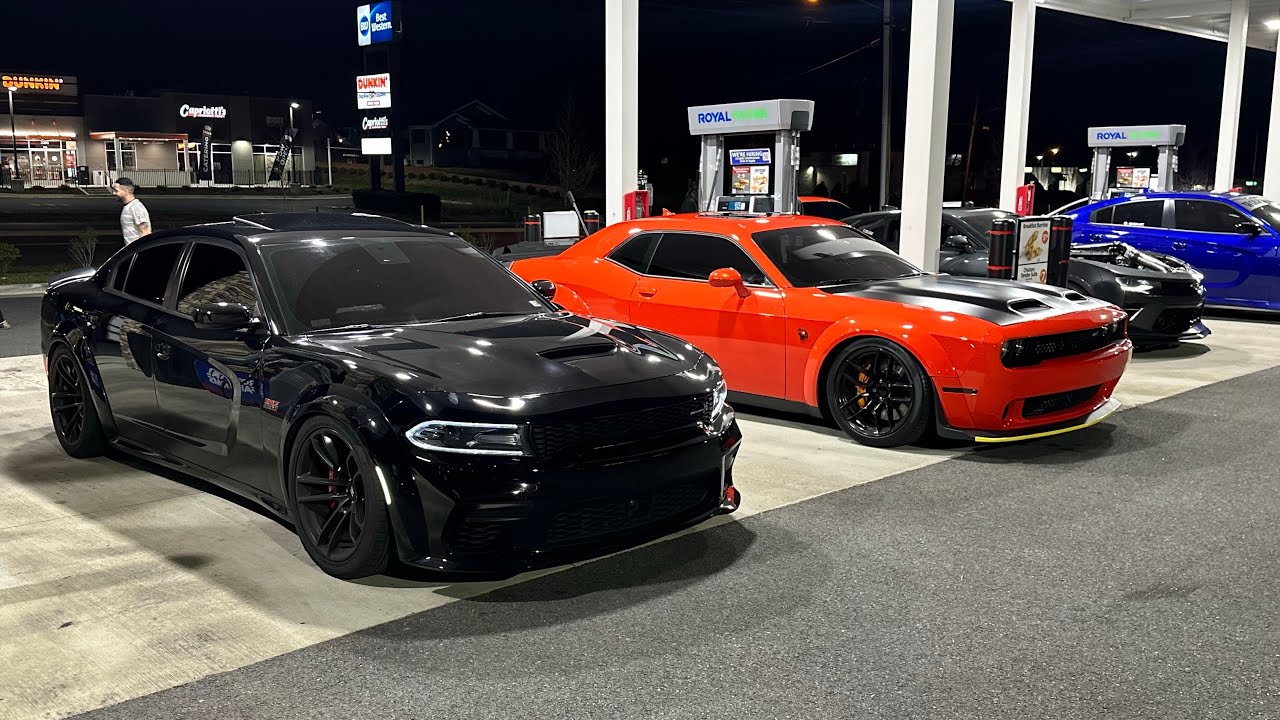 HELLCAT REDEYE, HOODLESS CAMARO & SCATPACK TAKEDOWN HIGHWAY - YouTube