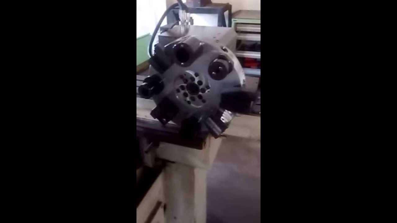 Turret with VDI disc - YouTube