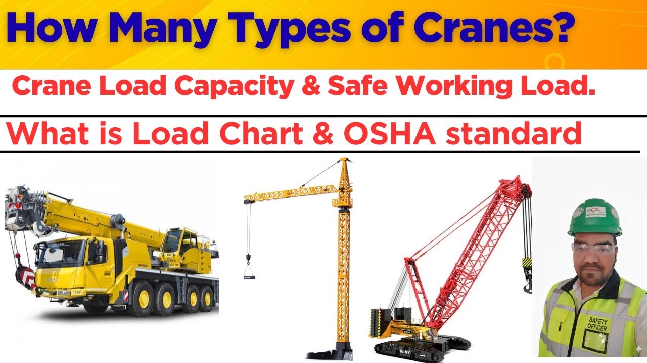 How Many Types of Cranes? | Load Capacity, Safe Working Load (SWL ...