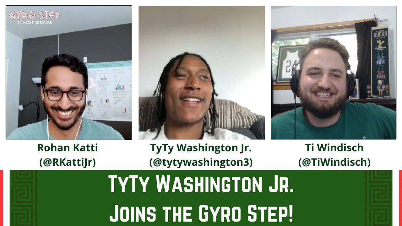 TyTy Washington Jr. joins the Gyro Step ahead of his first Bucks season ...