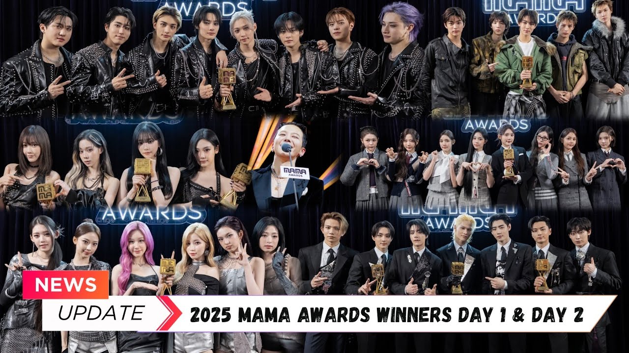 MAMA Awards 2025 Winners Full List | Day 1 & 2 - YouTube