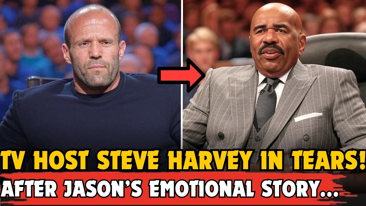 Steve Harvey Cries in Talk Show After Jason Statham's Emotional Message ...