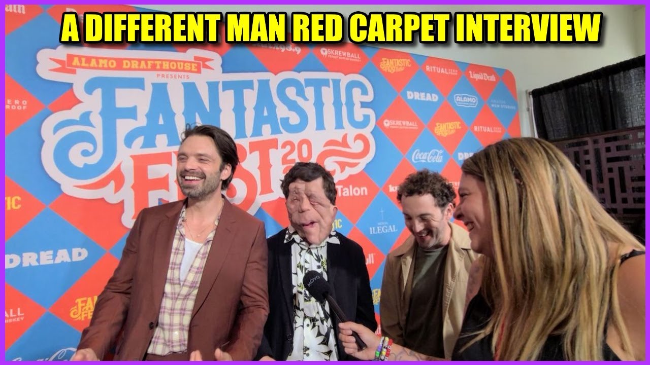 A Different Man Fantastic Fest Red Carpet Interviews: Sebastian Stan ...